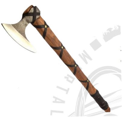 Viking Bearded long Axe - Økse og Sværd - darkwolfgothic